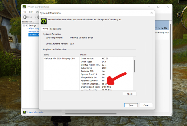 How To Check GPU Power Limit (TDP) For Laptop - Three Ways! - Laptop ...