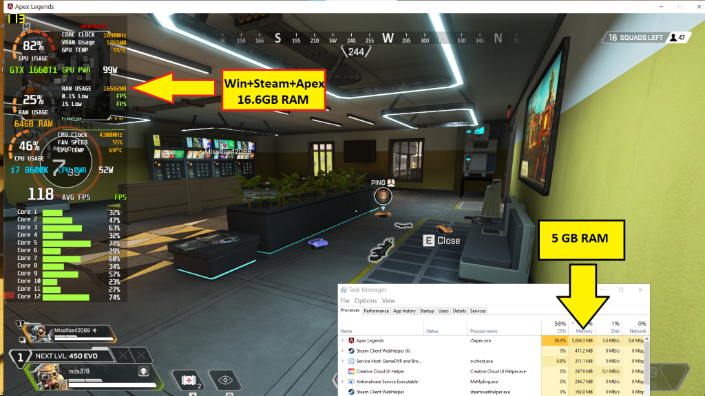 RAM Usage in Games (53 Games Tested) - Laptop Study - Find the cheapest ...